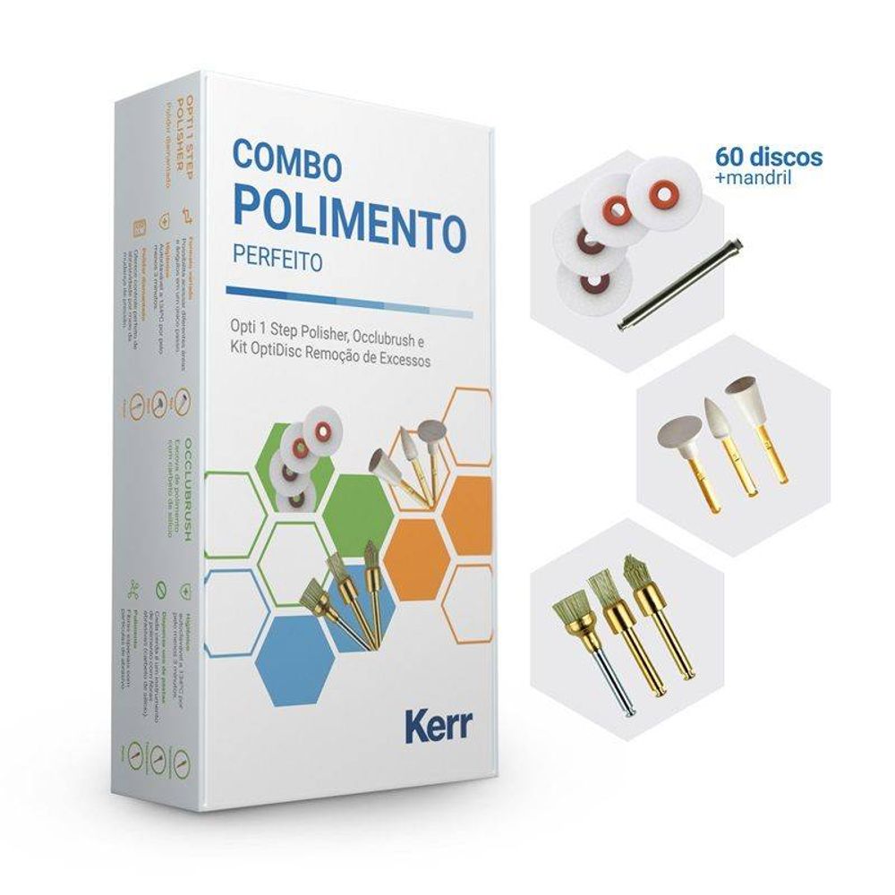 Kit Combo Polimento Perfeito - Kerr - dentalecia