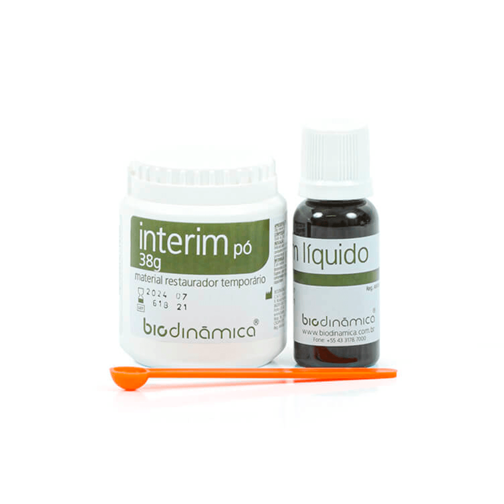 Kit Restaurador Provisório Interim - Biodinâmica - dentalecia
