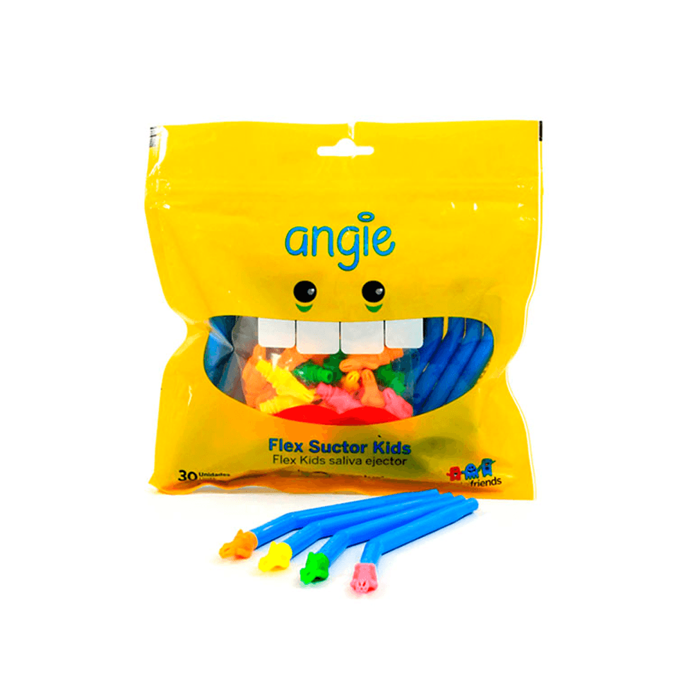 Sugador Flex Suctor Kids - Angie by Angelus - dentalecia