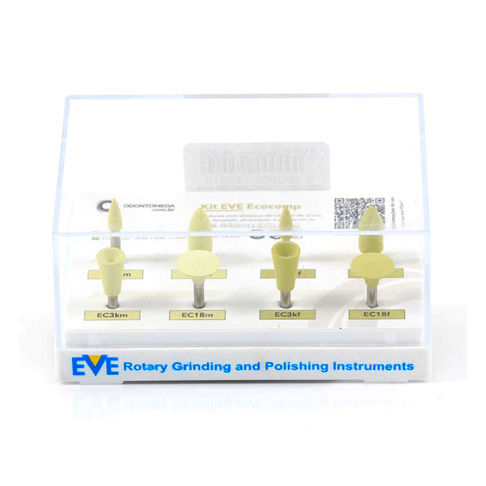 Kit Polidores para Resina Ecocomp EVE - OdontoMega - dentalecia